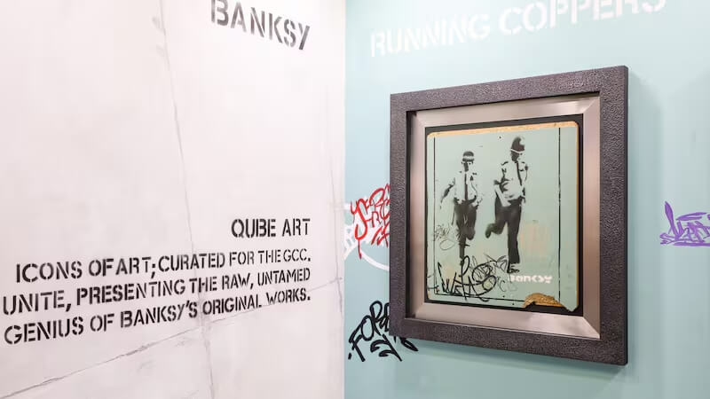 Original Banksy street artworks go on display in Dubai